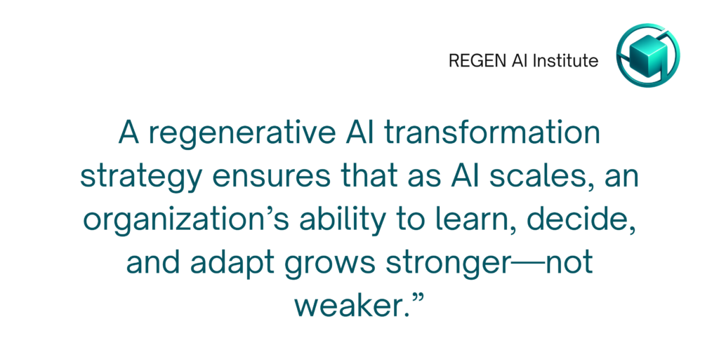 Regenerative AI Transformation Strategy : 7 Proven Wins